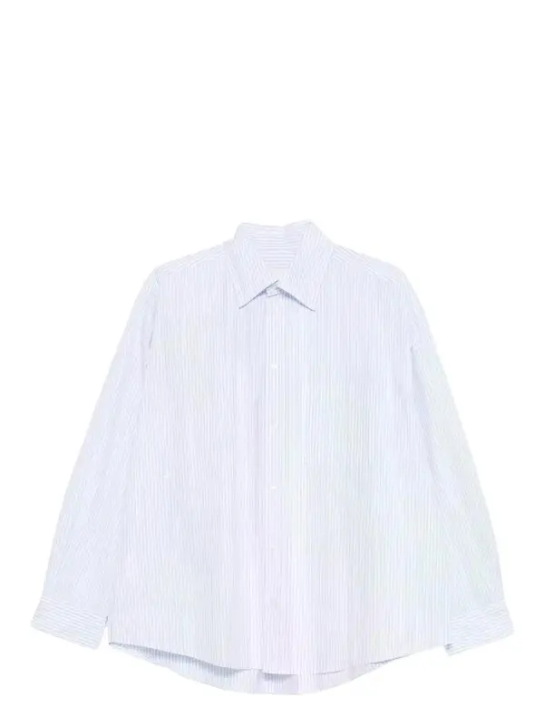 HERSKIND Lorenzo Striped Shirt - White