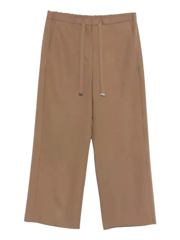 Max Mara Drawstring Trousers - Brown