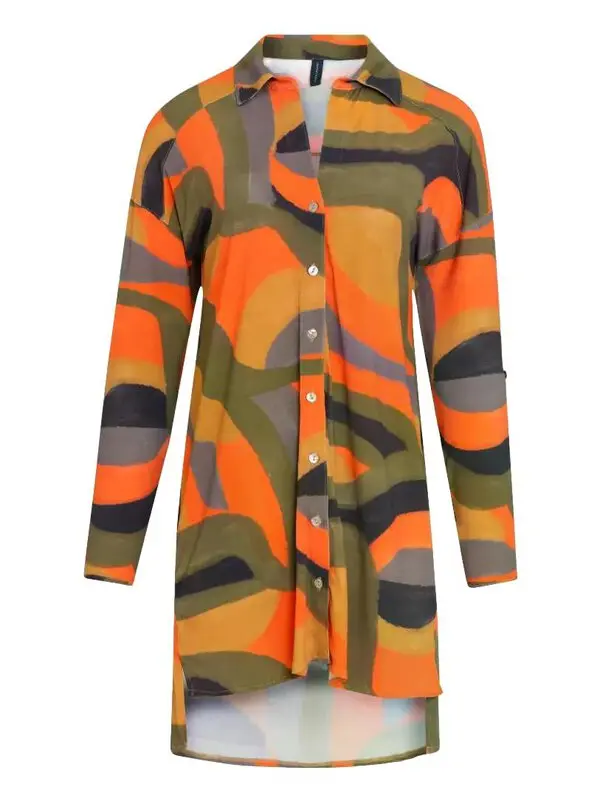 LYGIA & NANNY Meline Printed Shirt - Orange