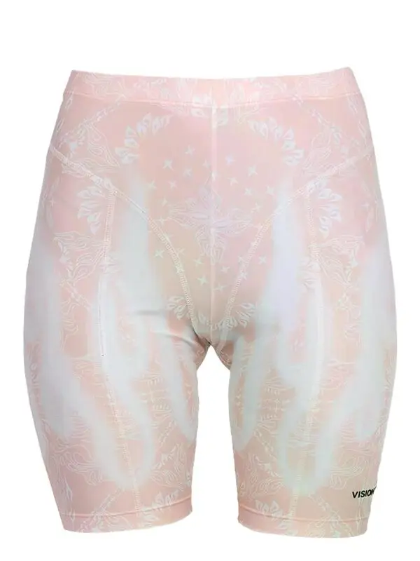 VISION OF SUPER Print Cycling Shorts - Pink
