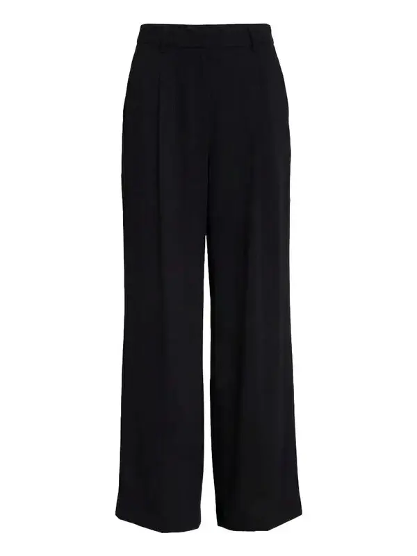 Max Mara Donata Pleated Trousers - Black