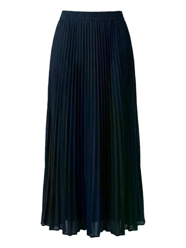 Michael Kors Pleated Midi Skirt - Blue