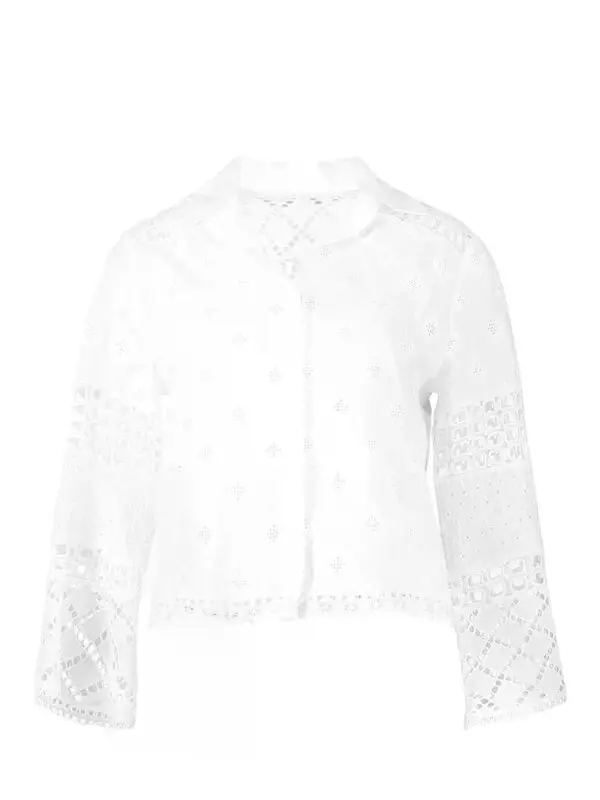 Temptation Positano Embroidered Blouse - White