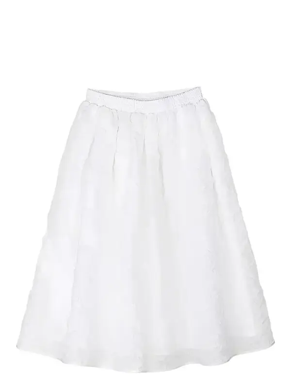 Cecilie Bahnsen Mala Midi Skirt - White