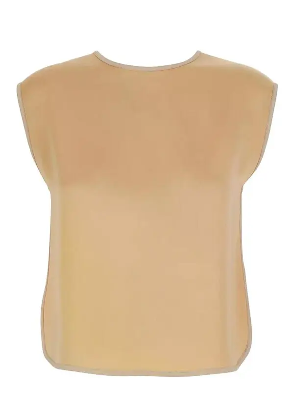 FORTE_FORTE V-neck Top - Neutrals