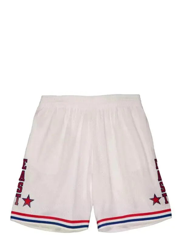 Mitchell & Ness 1985 Nba All-star Game Striped Swingman Shorts - White