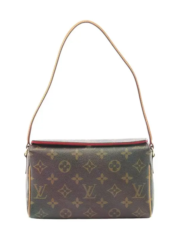 LOUIS VUITTON 2003 Monogram Recital Handbag - Brown