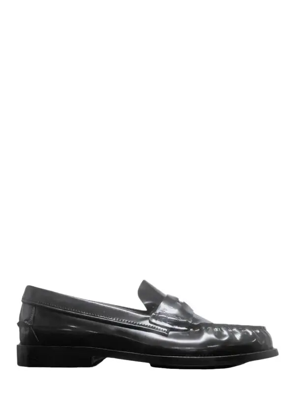 Tommy Hilfiger Penny Leather Loafers - Black