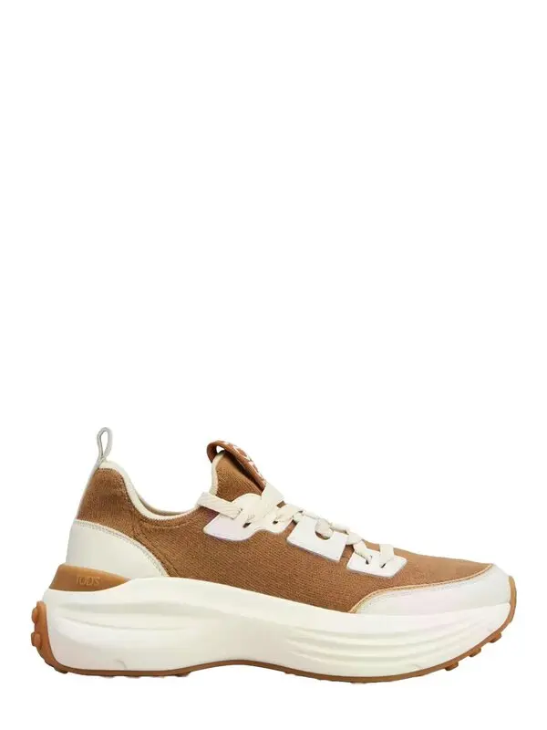 TOD'S Logo-detail Lace-up Sneakers - Brown