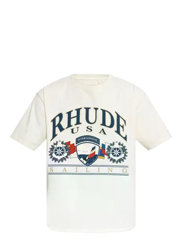 Rhude Graphic T-shirt - Neutrals