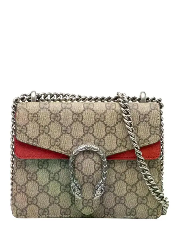 Gucci Small Gg Supreme Dionysus Crossbody Bag - Brown