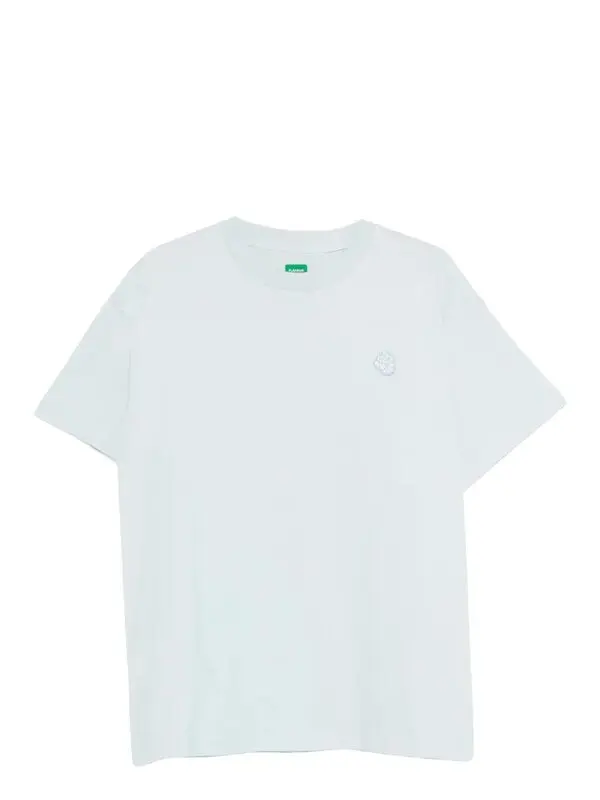 FLANEUR Logo-patch T-shirt - Blue
