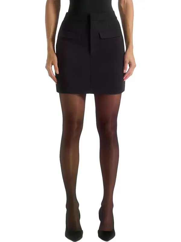 Manière De Voir Josette Tailored Mini Skirt - Black