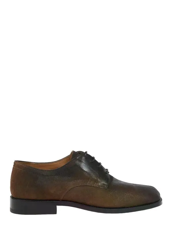 MAISON MARGIELA Leather Derby Shoes - Brown