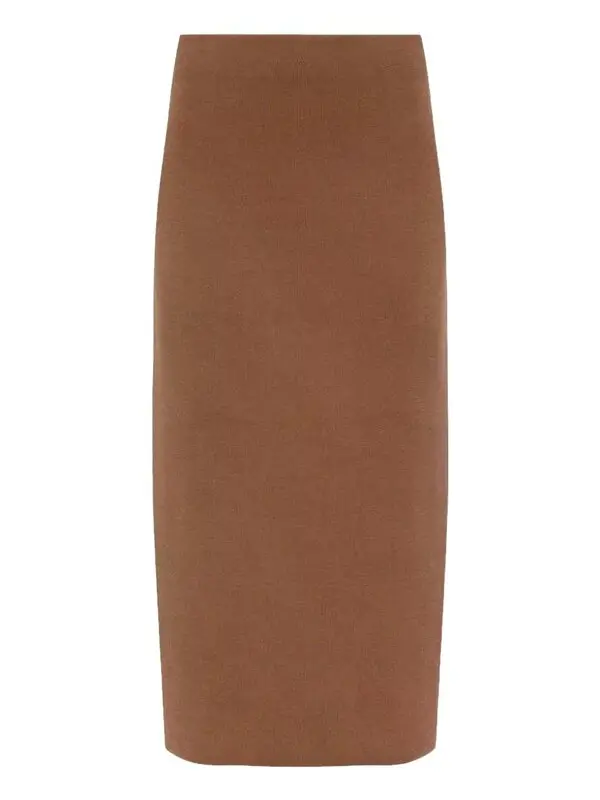 Fabiana Filippi Midi Pencil Skirt - Brown
