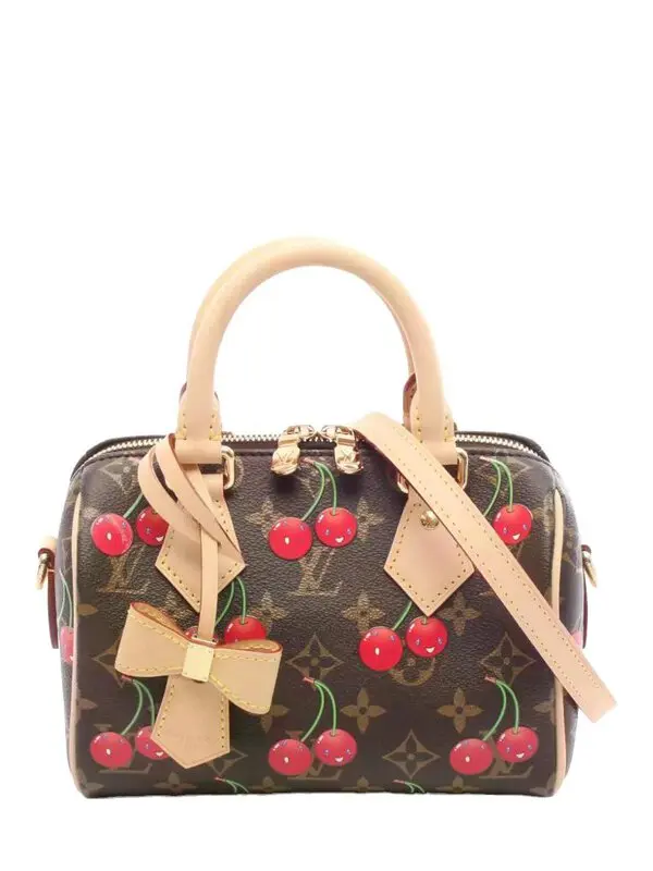 LOUIS VUITTON X Takashi Murakami Speedy Bandouliere 20 - Brown