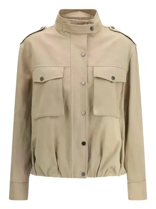 Brunello Cucinelli Pocket Button Jacket - Neutrals