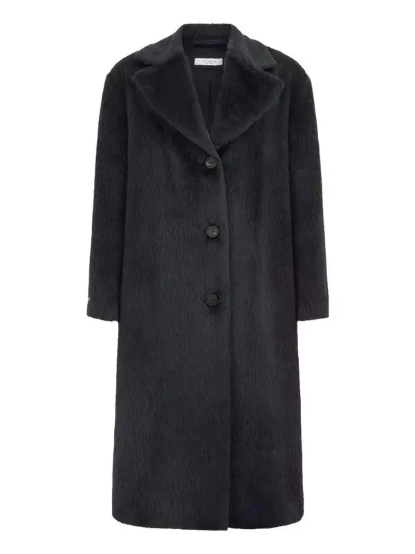 Peserico Button Front Coat - Grey