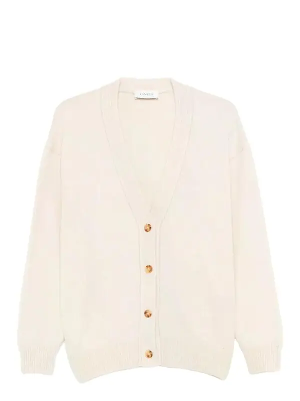 LANEUS V-neck Cardigan - Neutrals