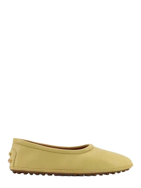 TOD'S Studded Ballet Flats - Yellow