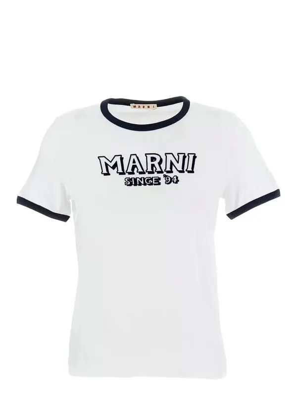 Marni Embossed Logo T-shirt - White