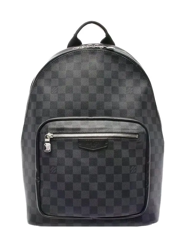 LOUIS VUITTON 2021-2025 Damier Graphite Josh Backpack - Black