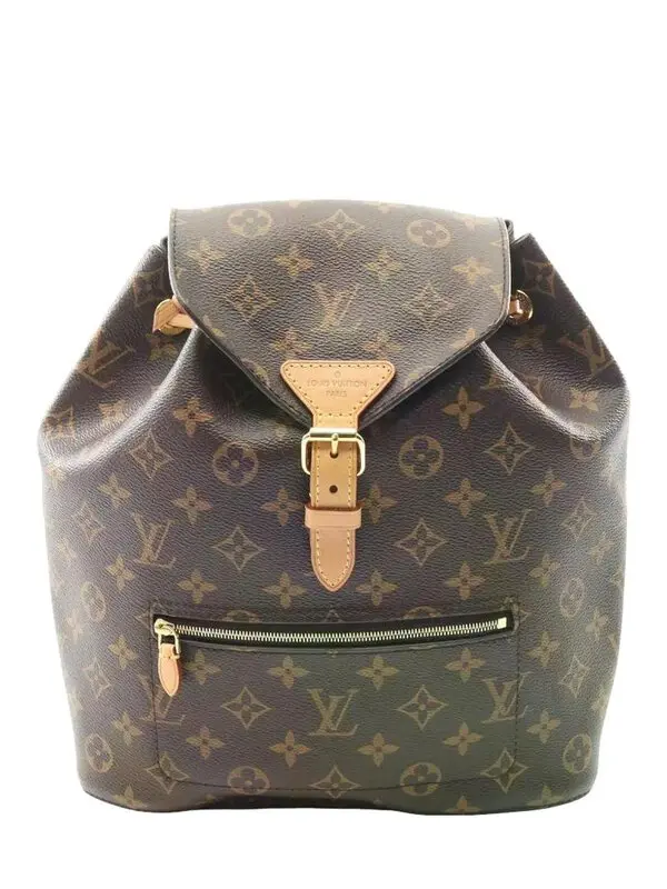 LOUIS VUITTON 2017 Monogram Montsouris Backpack - Brown