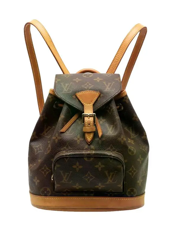 LOUIS VUITTON 1997 Monogram Mini Montsouris Backpack - Brown