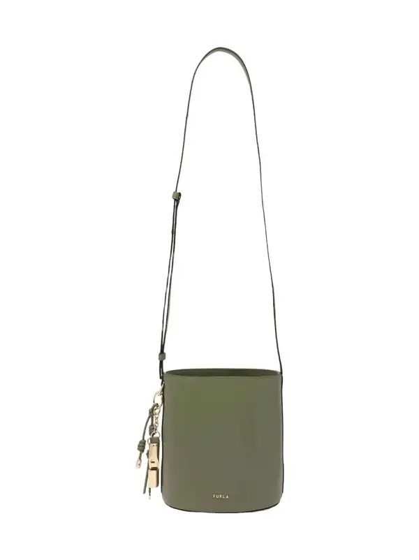 Furla Roxie Leather Bucket Bag - Green