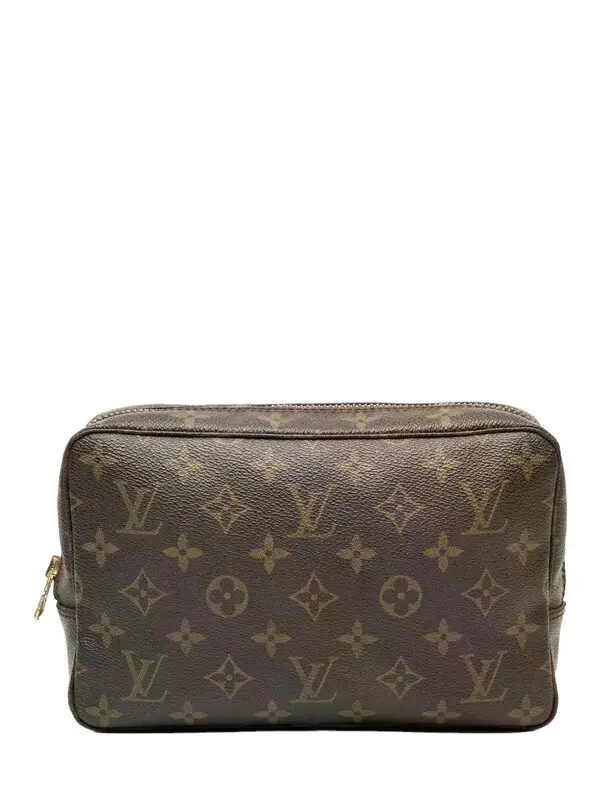 LOUIS VUITTON 1985 Monogram Trousse Toilette 23 - Brown