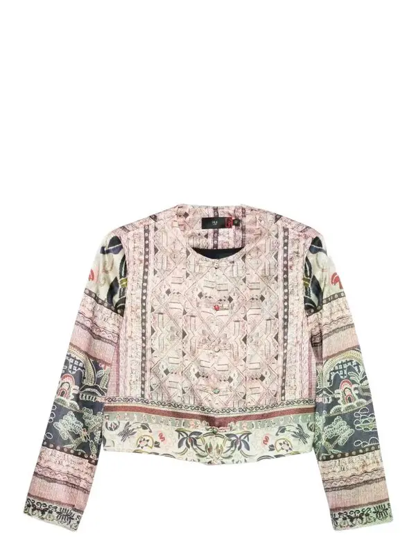 HUI MILANO Patterned Jacket - Pink