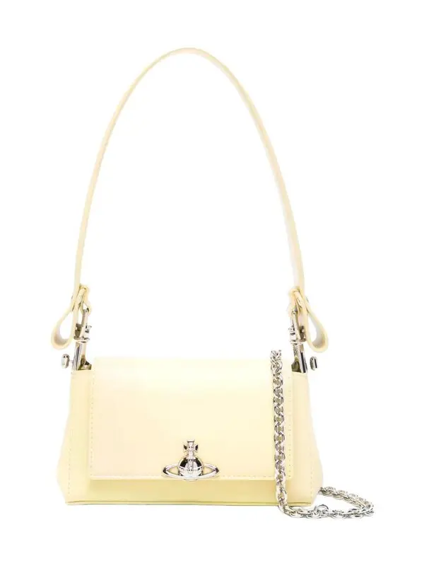 VIVIENNE WESTWOOD Orb Chain Shoulder Bag - Yellow