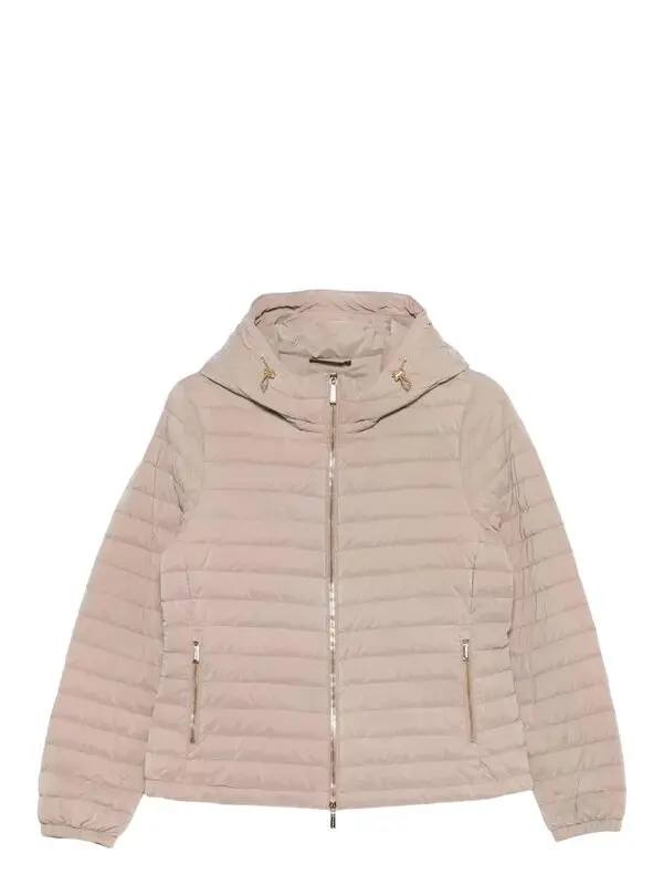 MOORER Jacket With Hood - Neutrals