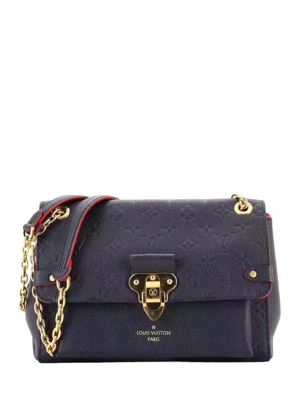 LOUIS VUITTON Vavin Pm Crossbody Bag Monogram Empreinte Leather - Blue