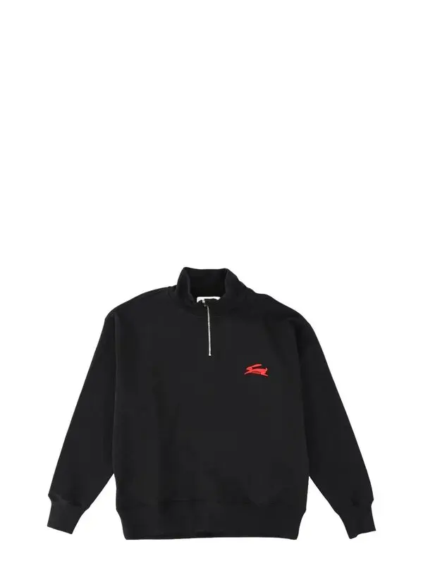MSGM Quarter-zip Sweatshirt - Black