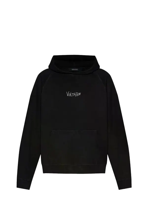Zadig&Voltaire Georgio Logo Hoodie - Black