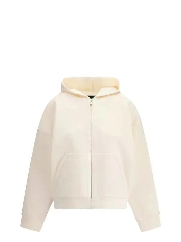 Fabiana Filippi Hooded Zip Sweatshirt - Neutrals