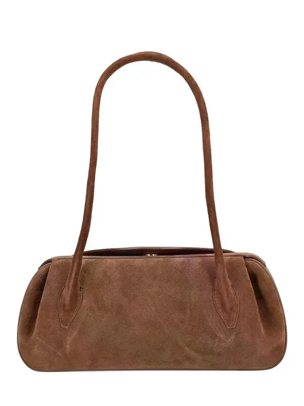 Yuzefi Oyster Shoulder Bag - Brown