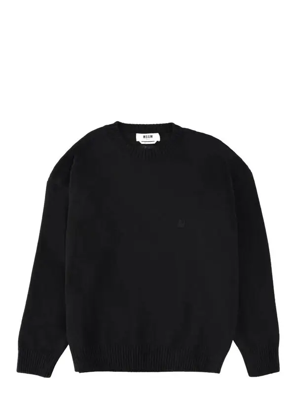 MSGM Crew-neck Sweater - Black