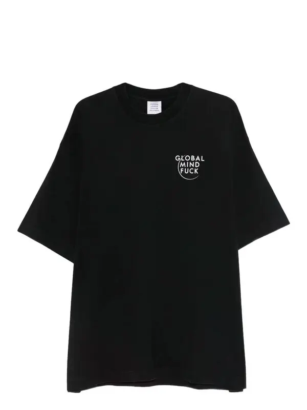 Vetements Printed T-shirt - Black