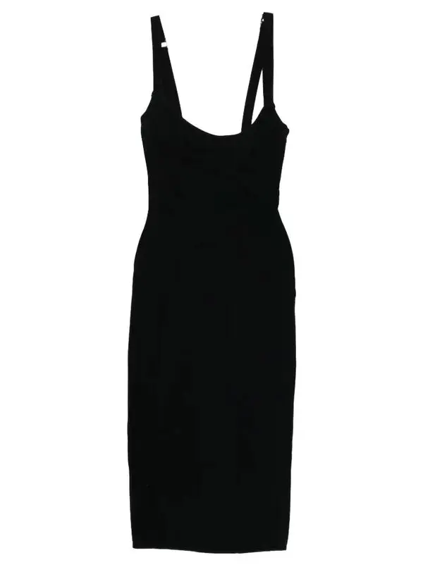 Attico Paneled Dress - Black