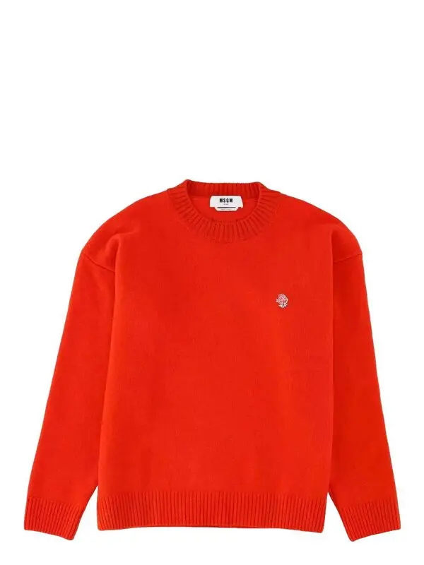 MSGM Crew-neck Sweater - Red