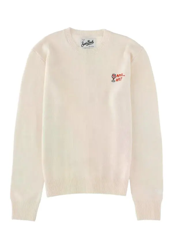 MC2 SAINT BARTH Crew Neck Sweater - White