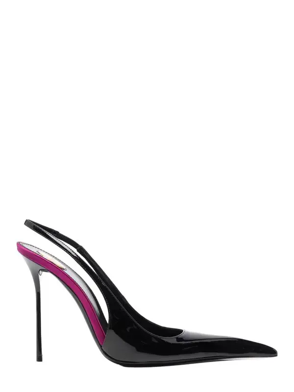Saint Laurent 110mm Amalia Pointed-toe Pumps - Black