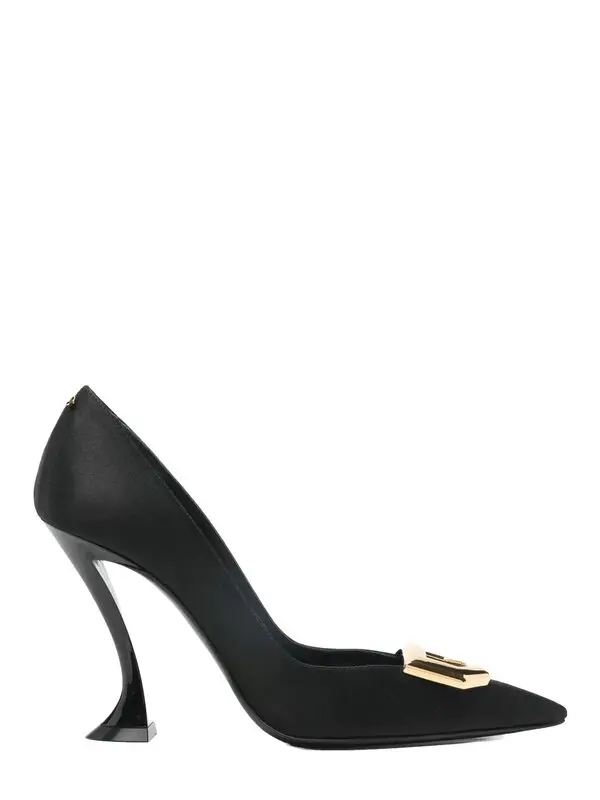 LANVIN Sculpted-heel Pumps - Black