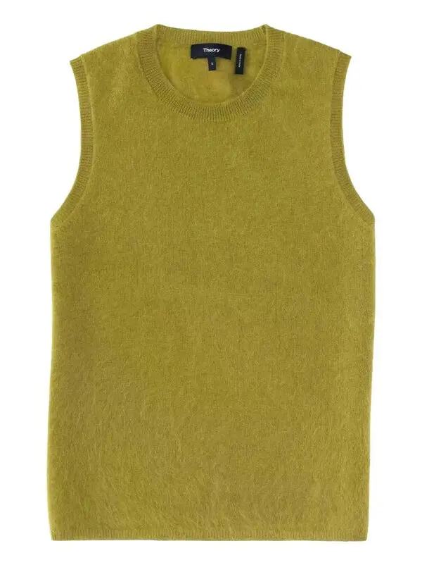 Theory Round-neck Top - Green