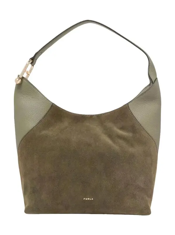 Furla L Lara Logo-detail Tote Bag - Green