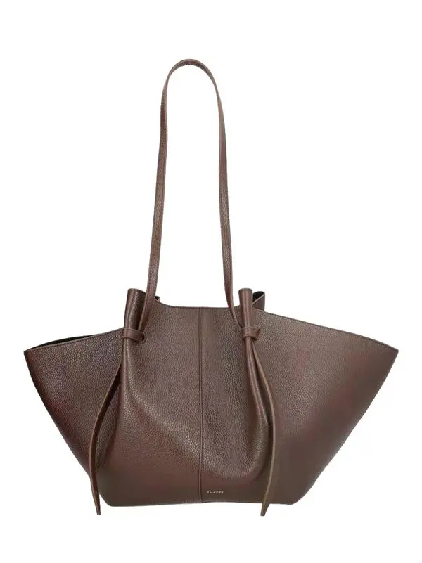 Yuzefi Large Mochi Tote Bag - Brown