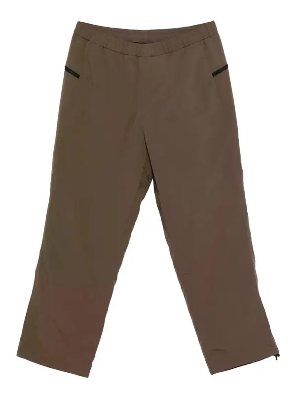 GOLDWIN Tussah Trousers - Brown