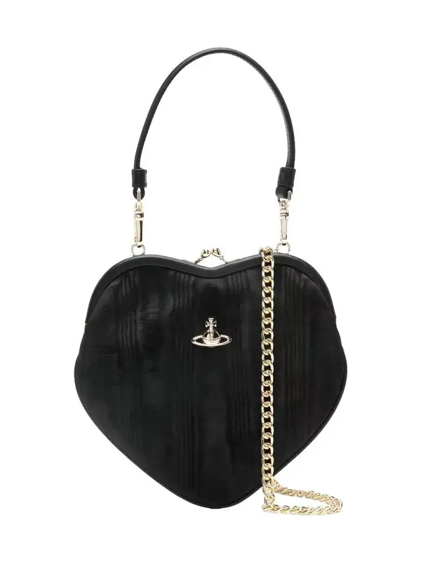 VIVIENNE WESTWOOD Heart Orb Satchel - Black